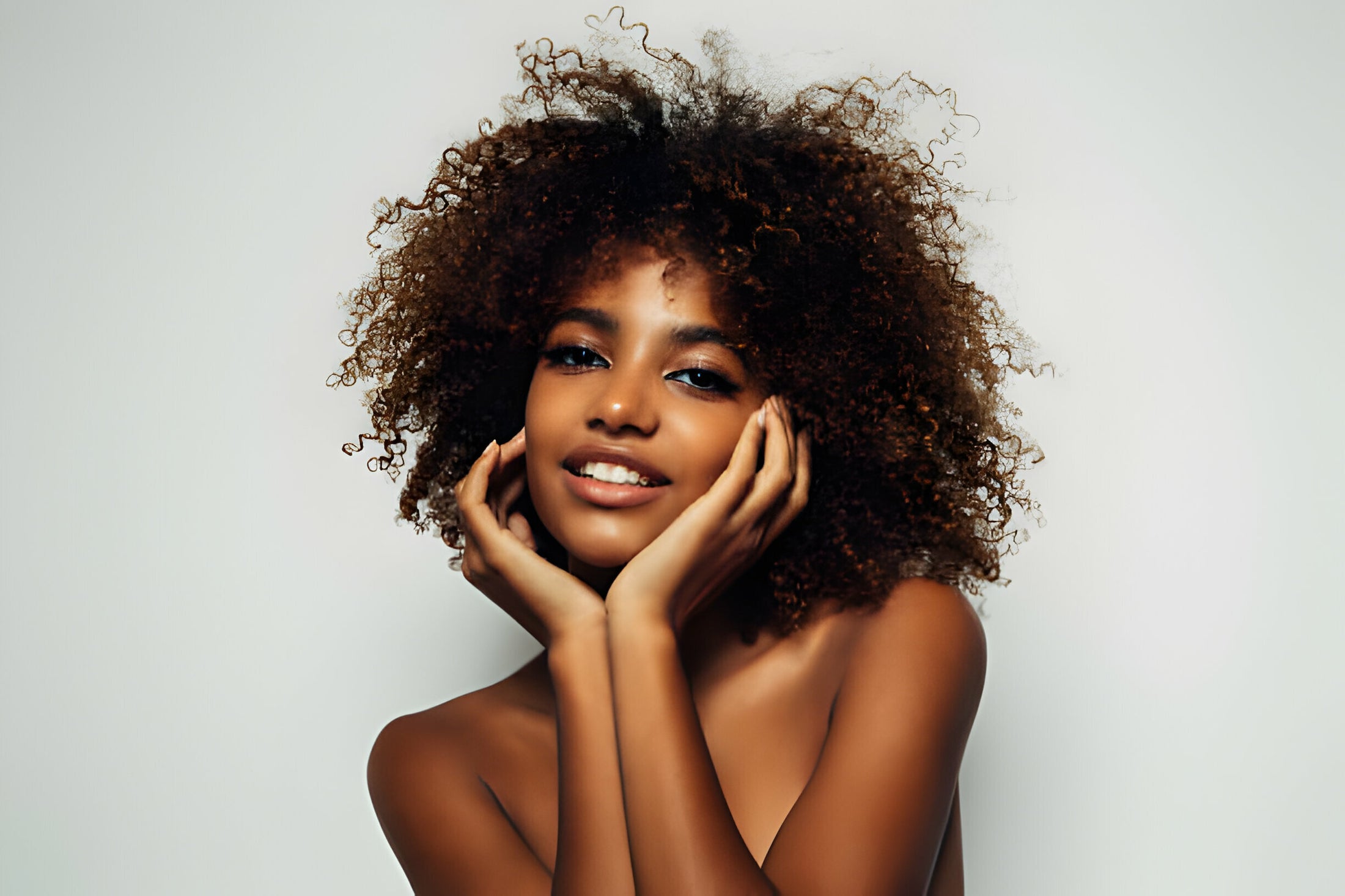 Cheveux 4A : Cheveu crépu, boucles très serrées